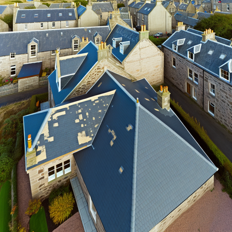 Energy-Efficient Tiled Roof with Solar Panels Installed in Auchtertool ...